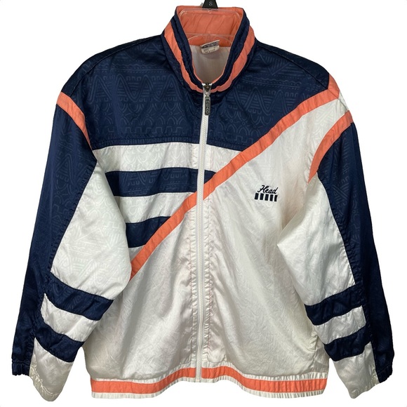 Head | Jackets & Coats | Rare Vintage Head Sportswear Windbreaker Track ...